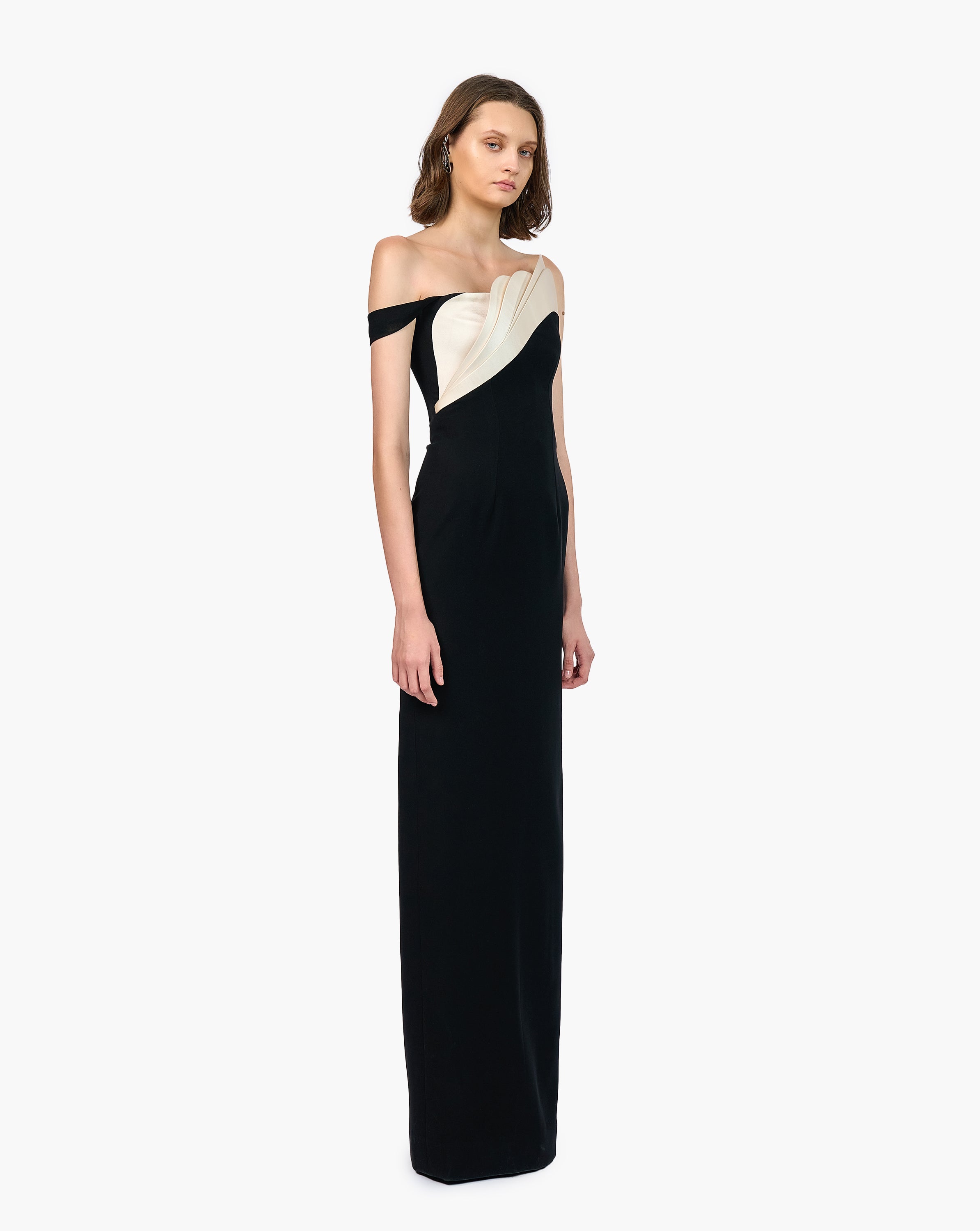 The Nyx Petal Column Gown – Gaurav Gupta Official