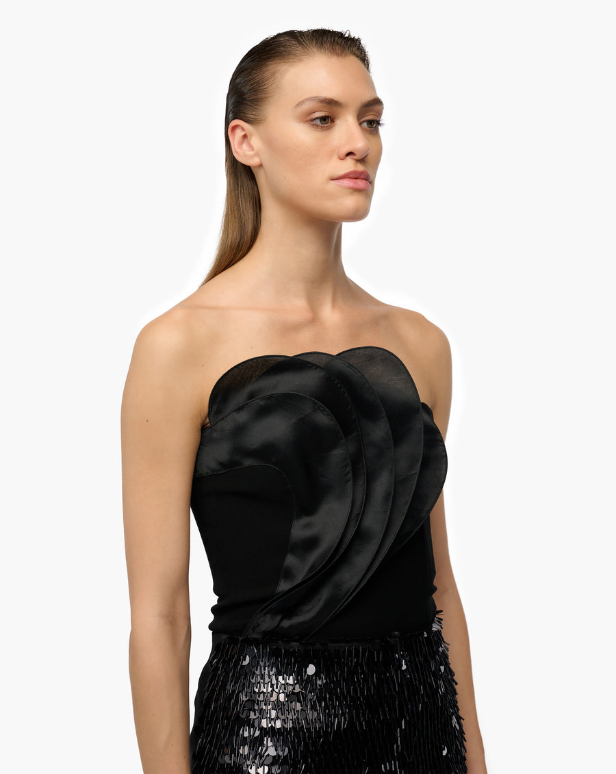 Fringed Sequin Maxi Skirt – Gaurav Gupta Official