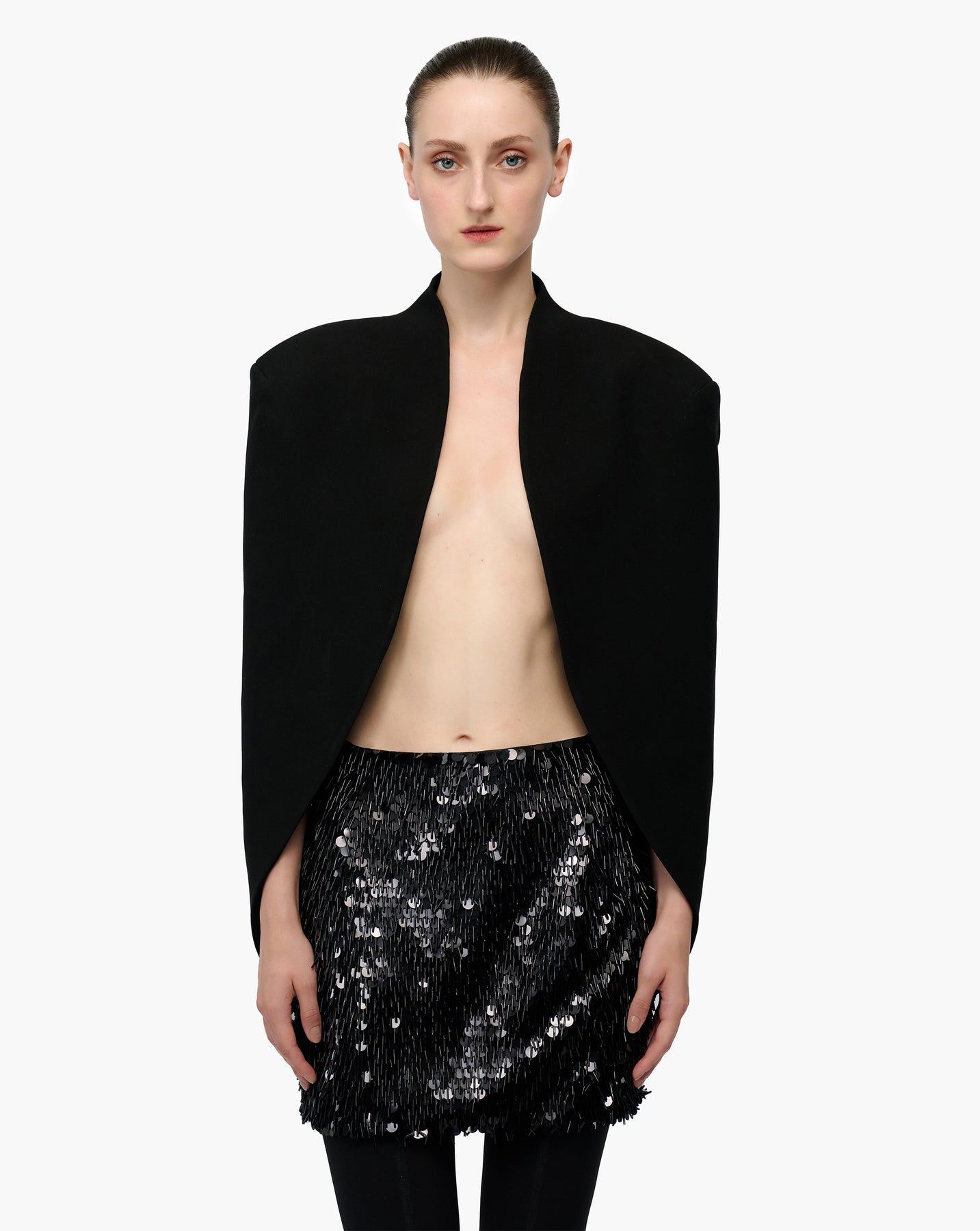 Structured Wave Cape – Gaurav Gupta Official